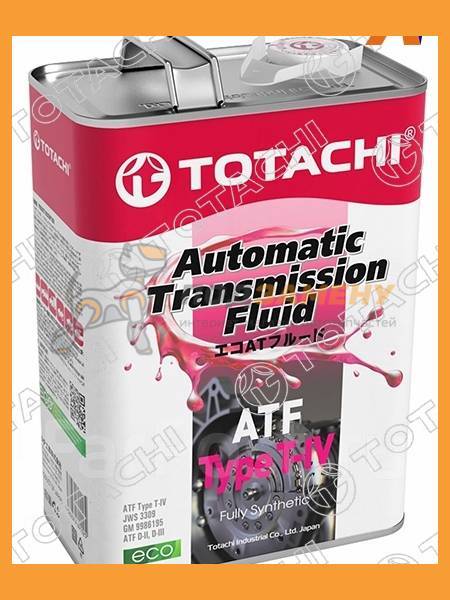 Жидкость для АКПП 4л (16) Totachi / 20204 Totachi ATF TYPE T-IV ...