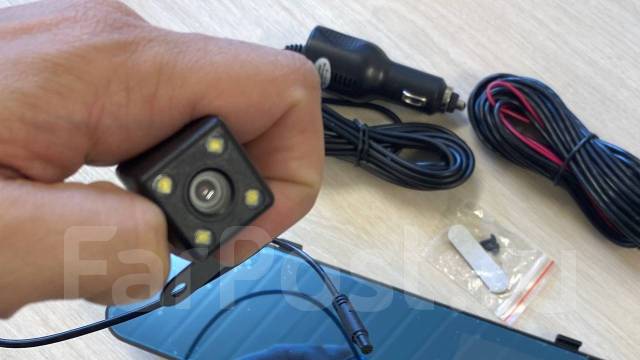 Зеркало-видеорегистратор с камерой заднего вида Vehicle Blackbox DVR F ...