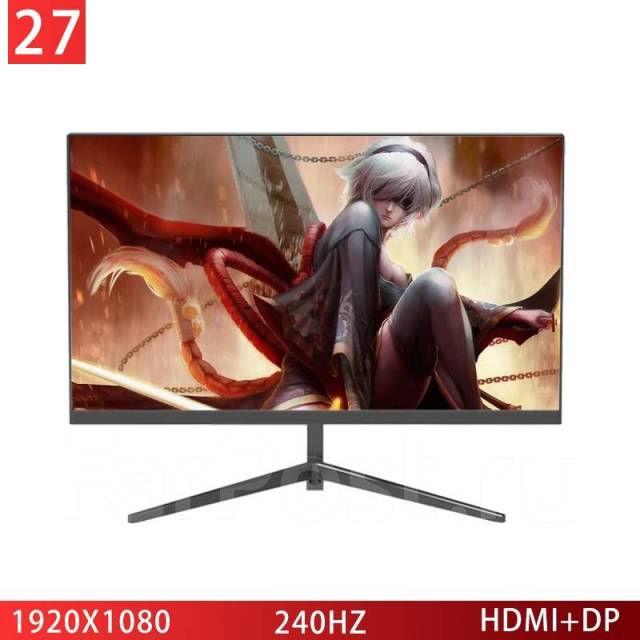 Монитор игровой Jcnam 27" 240hz (белый), ЖК (LCD, LED, QLED), IPS, 1920x1080 (Full HD), новый ...