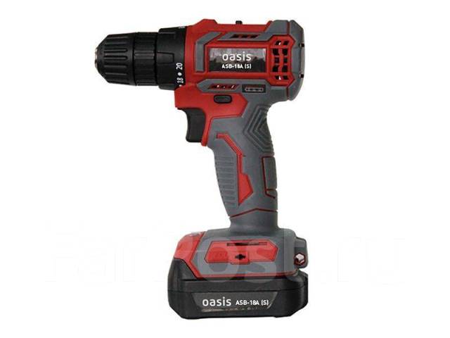 Дрель аккумуляторная Безщеточная Oasis ASB-18A (18V, 2,0 Ah*2, Li-Ion,keйc), новый, под заказ ...