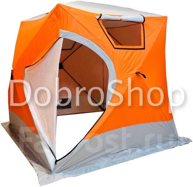 Палатка зимняя с дымоходом Traveltop CT-3020A (3хслойная). 200х200x215 ...