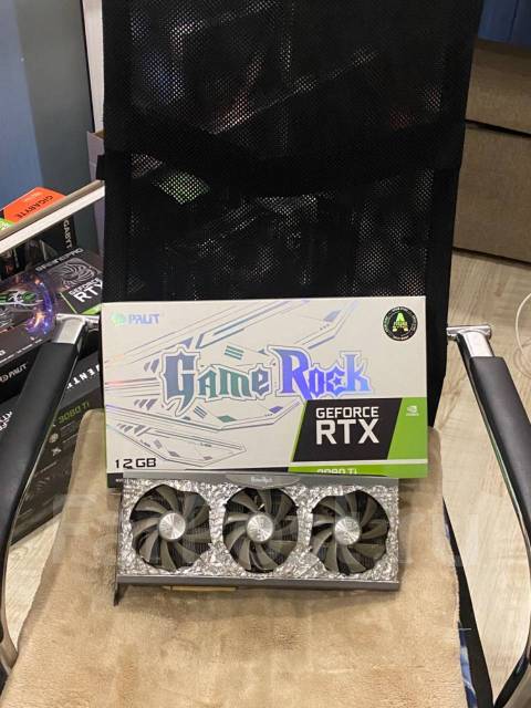 Видеокарта GameRock 3080ti palit 12gb, б/у, в наличии. Цена: 39 999₽ во ...