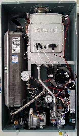 Котел газовый "Kiturami TWIN Alpha-13R Б/У, в наличии. Цена: 19 500₽ во Владивостоке