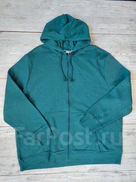Толстовка на замке OKland Jeans, 46, 48, 50, 52, 54, 56, демисезон ...