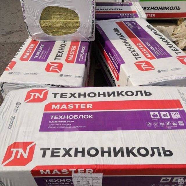 Утеплитель каменная вата Техноблок Стандарт/ПРОФ, в наличии. Цена: 1 ...
