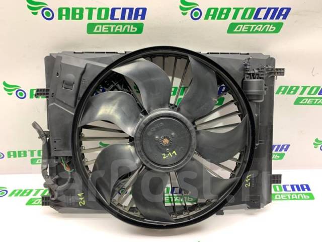 Диффузор с вентилятором в сборе Mercedes Benz W204 C 200 Blueefficiency ...