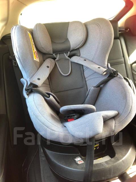 Детское автомобильное кресло Kurutto, 0-4 года 2.5-18кг Isofix Япония ...