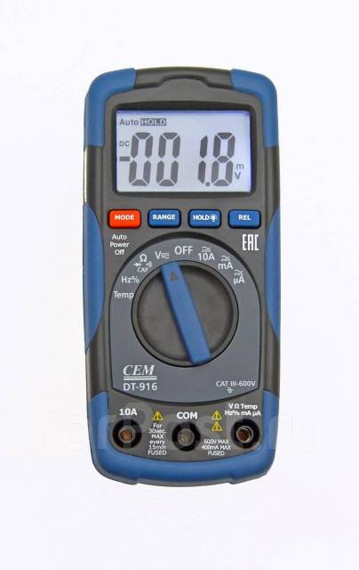 Мультиметр цифровой CEM DT-916 - Инструменты и строительное ...