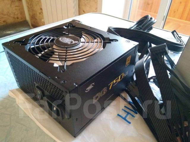 Блок питания 80+ GOLD 750 ватт Deepcool DQ750ST Гарантия ДНС 7 лет ...