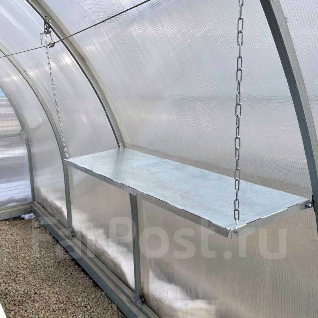Полка оцинкованная Боковая в теплицу, новый, в наличии. Цена: 2 750₽ во ...