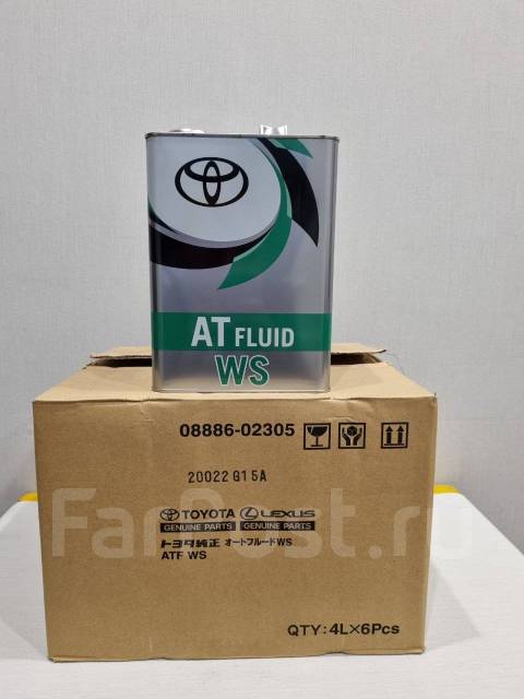 Жидкость трансмисионная Toyota WS 4л. 100% оригинал. Japan.0888602305 ...