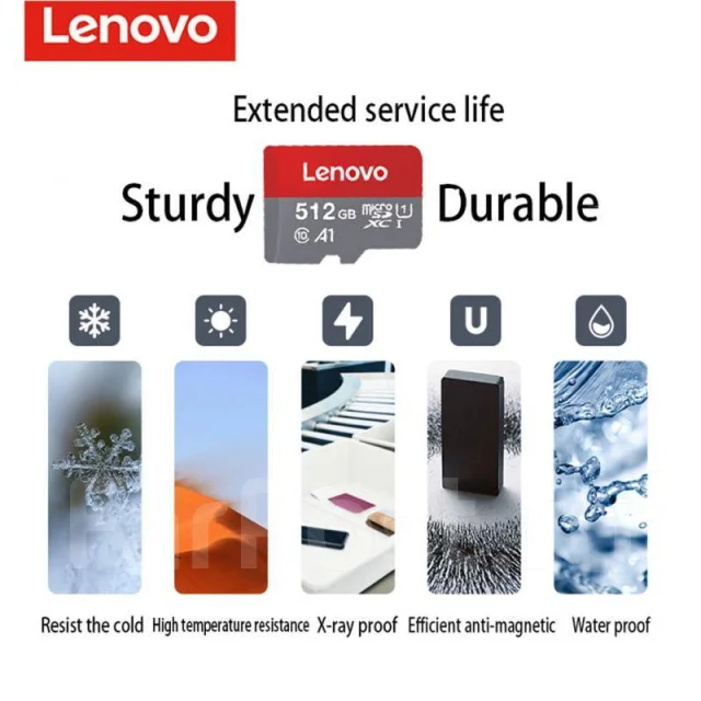 Micro SD / TF Карта памяти Lenovo 16 Gb + адаптер SD - Носители ...