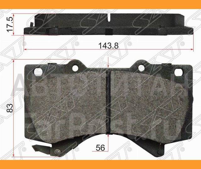 Колодки тормозные перед Toyota LAND Cruiser 200/Lexus LX570 07- | Lexus ...