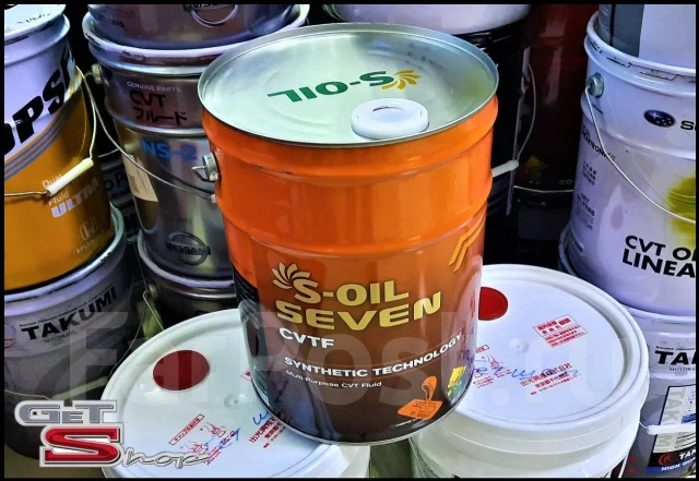 Трансмиссионная жидкость S-OIL Seven CVTF 1л. (на розлив из ведра ...
