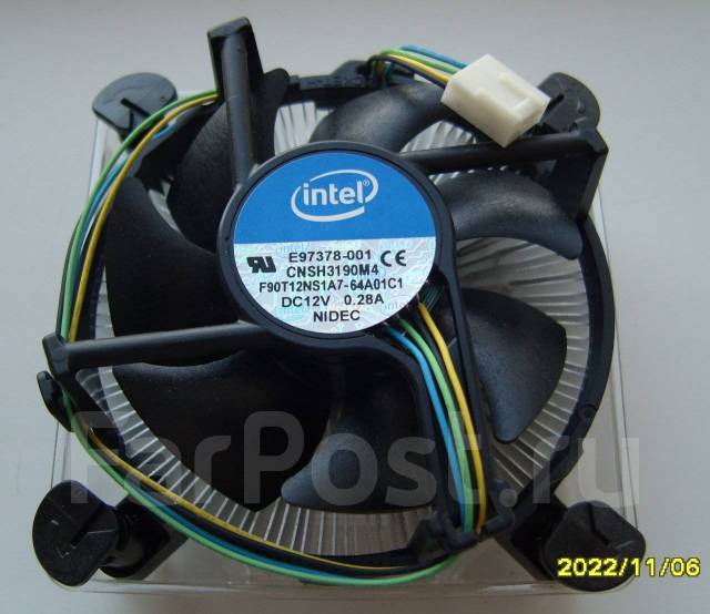 Кулер для процессора Intel LGA 1155, новый, под заказ. Цена: 300₽ во ...