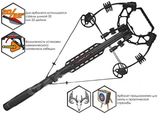 Арбалет блочный Ek Accelerator 410 Plus (Жнец 410) Полный комплект ...