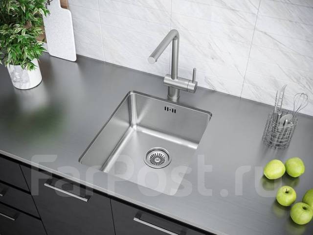 Мойка стальная нижнего (подстольного) монтажа Paulmark Vista PM904438 ...