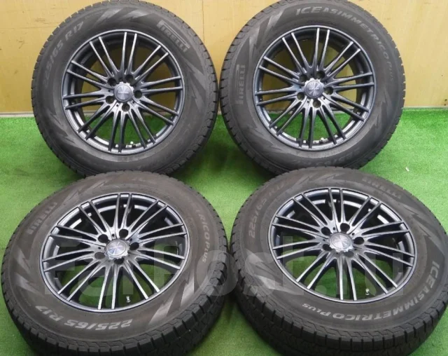 Шикарное литье Weds Velva на резине Pirelli 2018 года 225/65 R17 ...
