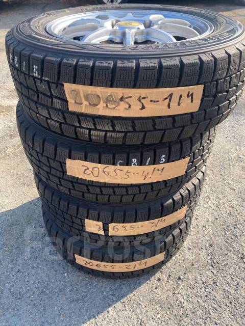 Комплект колёс Dunlop 175/65R14 + литые диски - Колёса во Владивостоке