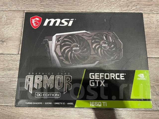 MSI GeForce GTX 1660 Ti Armor OC 6G - Видеокарты в Уссурийске