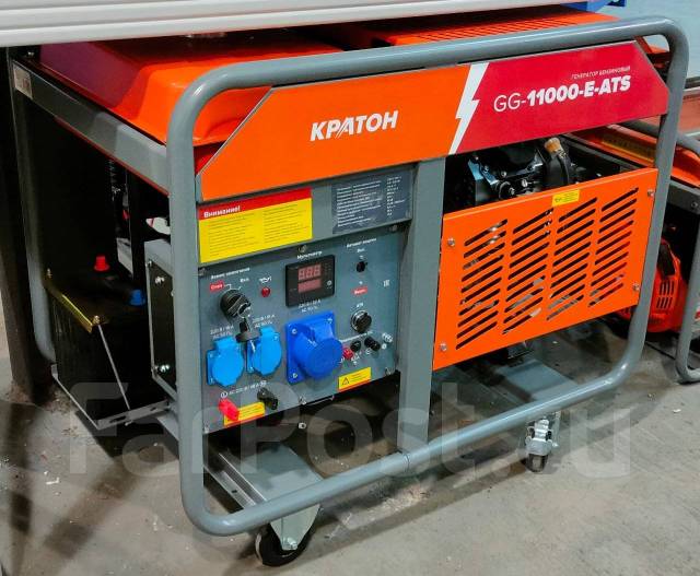 Генератор бензиновый Кратон GG-11000-E-ATS (9.5кВт, 230В) - Инструменты ...