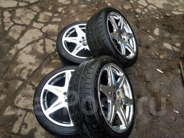 Комплект дисков WORK LS R19, 8.5+42, 5x114.3, 19", 1 шт, 4 шт, б/у, в ...