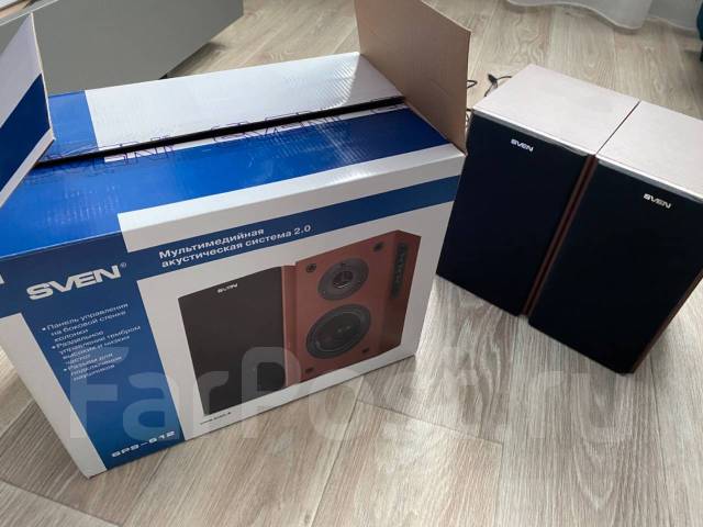 Продаю колонки SVEN SPS-612, б/у, в наличии. Цена: 3 000₽ во Владивостоке