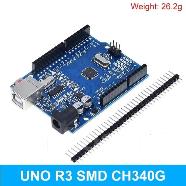 Плата Arduino Uno R3 SMD, ATmega328P CH340G, НЕ DIP, DIY - Прочая ...