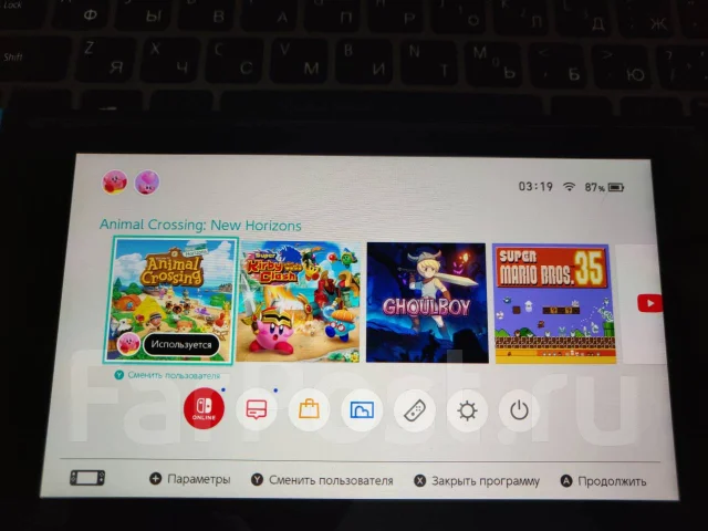Refresh Nintendo switch 32+128gb, геймпад, аккаунт с играми и картридж ...