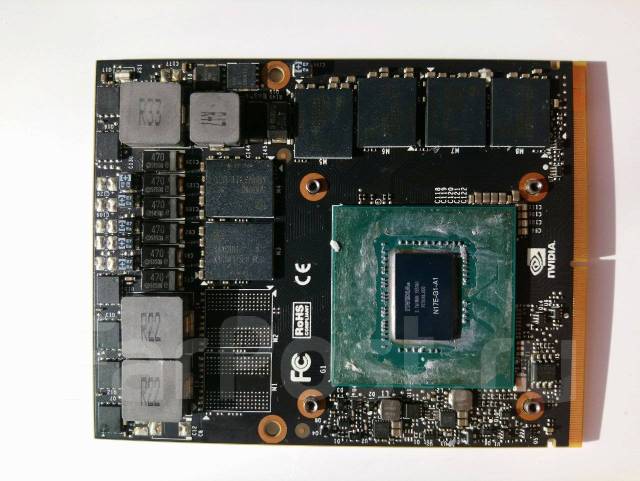 Видеокарта ноутбука GeForce GTX 1060M GTX1060M N17E-G1-A1 6 ГБ GDDR5 ...