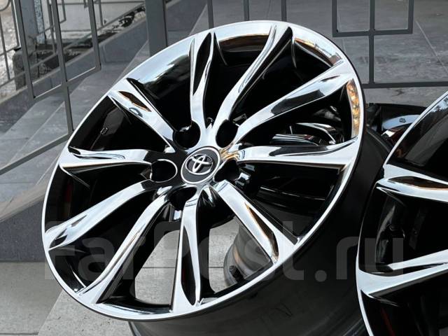 Оригинал Япония Toyota MARK X Чёрный хром диски, 18", 1 шт, 5x114.3, 12 ...