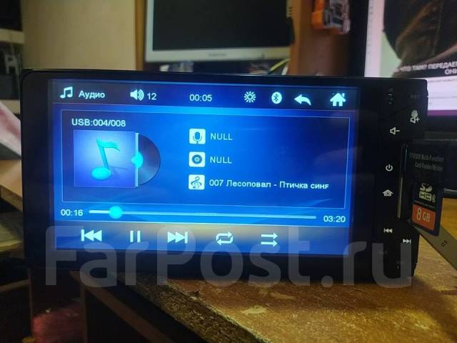 Магнитола на Toyota Китай Bluetooth USB AUX - Магнитолы во Владивостоке