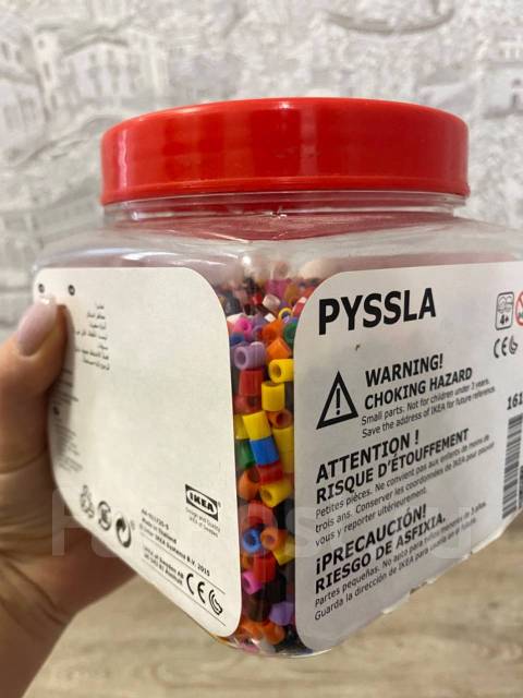 Икеа ikea мозайка , термомозайка pyssla - Игрушки во Владивостоке