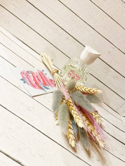 Мини букетик из сухоцветов Цветы украшения праздничное оформление во Владивостоке