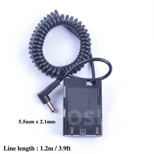 LP-E6 Батарея пустышка DR-E6 DC для питания камер Canon от DC 7,2-8,4V - Аксессуары во Владивостоке