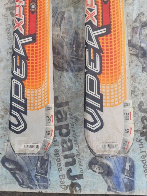 Лыжи viper XPI Rossignol 162см, универсальные, 162,00 см. б/у, в ...