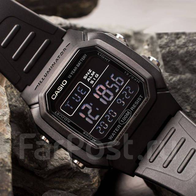 Часы мужские Casio W-800H-1BVES электронные оригинал - Аксессуары и ...