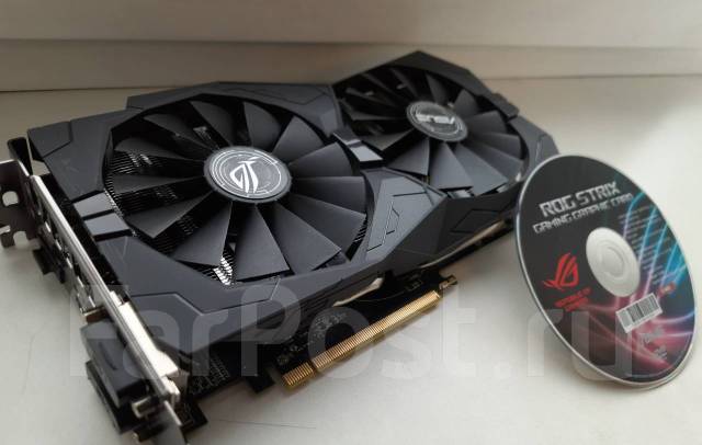 Asus ROG Strix Radeon RX570 OC 8GB Gaming - Видеокарты во Владивостоке