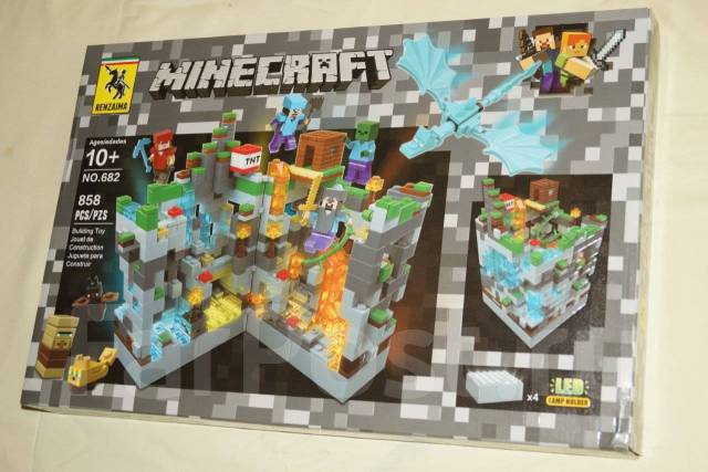 Конструктор аналог LEGO "майнкрафт", новый, в наличии. Цена: 3 500₽ во ...