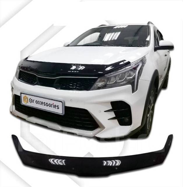Дефлектор капота Kia Rio X-Line 2020- купить во Владивостоке по цене: 3 ...