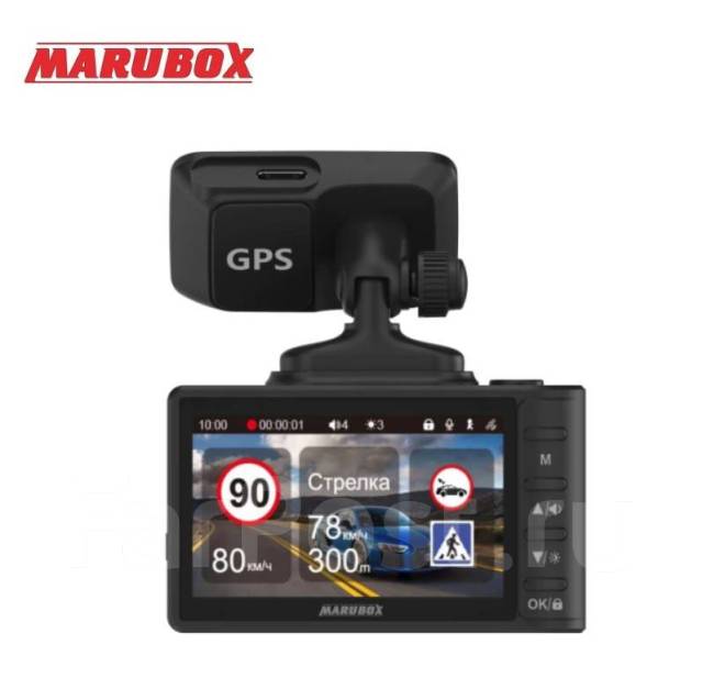 Marubox M345GPS Видеорегистратор 2 в 1 радар детектор+зад. кам. Wi-Fi ...
