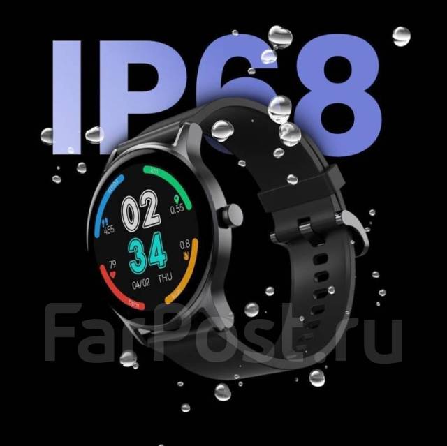 Смарт-часы Haylou GS LS09A 1.28", пульс, SpO2, IP68, РСТ - Умные часы и ...