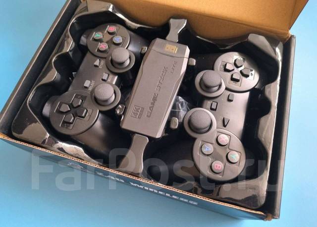 Игровая приставка Game stick с ретро играми (Dendy, PS1, SEGA, Atari ...