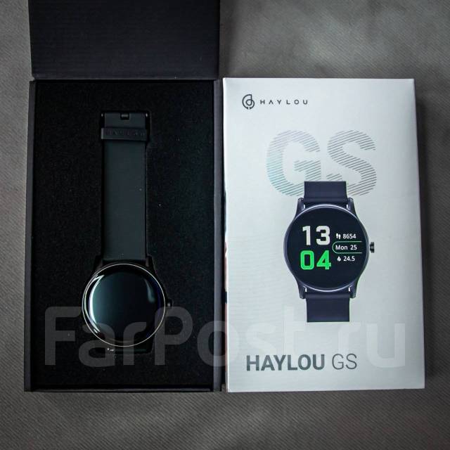 Смарт-часы Haylou GS ENG (LS09A) Ростест Чёрный - Умные часы и фитнес ...
