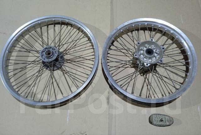 Колеса комплект Kawasaki KLX250 / 300 / KDX200 / 220 / 250, б/у, в ...
