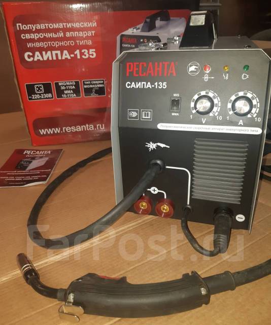 Сварочный полуавтомат Ресанта Саипа-135 (MIG/MAG) - Инструменты и ...