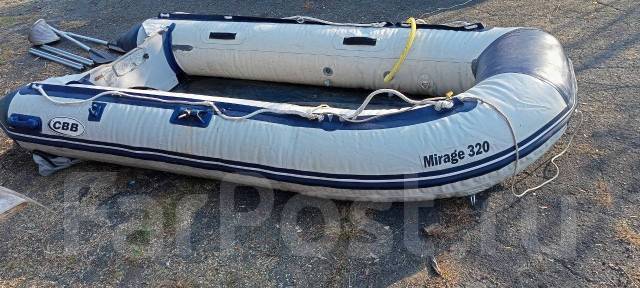 Продам лодку ПВХ Mirage 320, без двигателя, 3,20 м. надувной (пвх), б/у ...