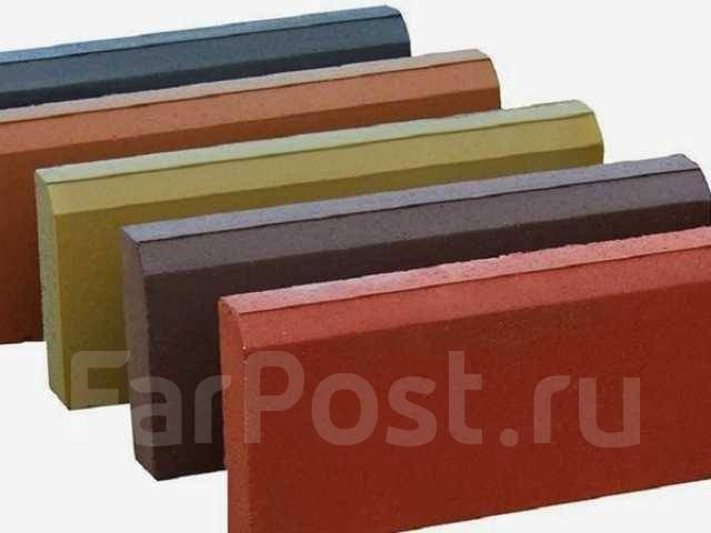 Полимерпесчаный бордюр цвет Черный, в наличии. Цена: 155₽ в Находке
