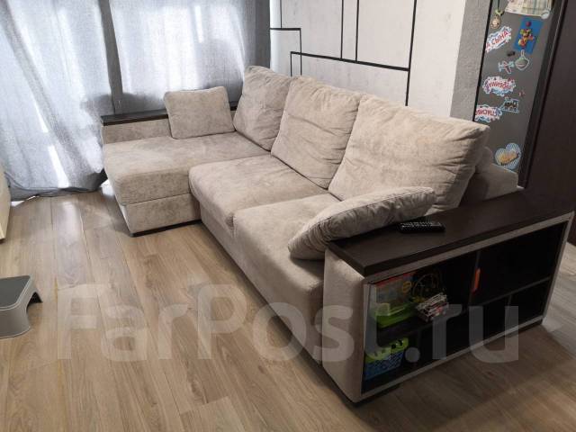 Продам угловой диван и кресло-рука, б/у, в наличии. Цена: 55 000₽ во ...