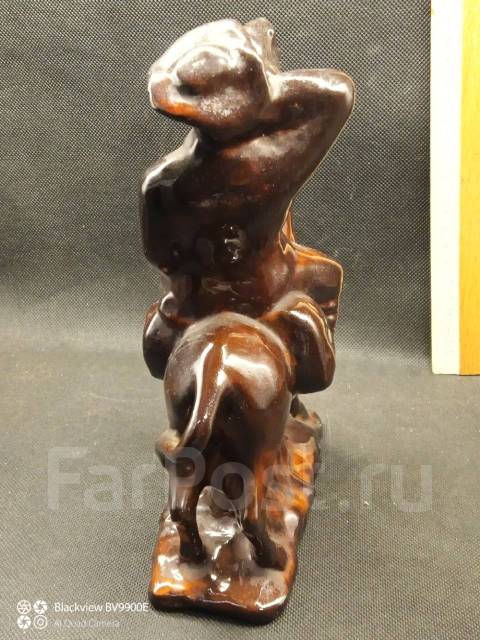 Статуэтка СССР Санчо Панса Гжель майолика обливная керамика 60 е р б у в наличии Цена